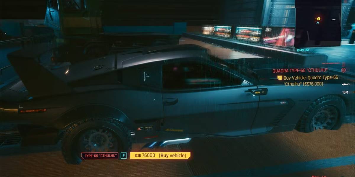 Cyberpunk 2077: O segredo para conseguir o Quadra Type-66 'Cthulhu'