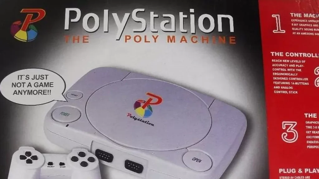O video game das bancas! Playstation + NES = Polystation