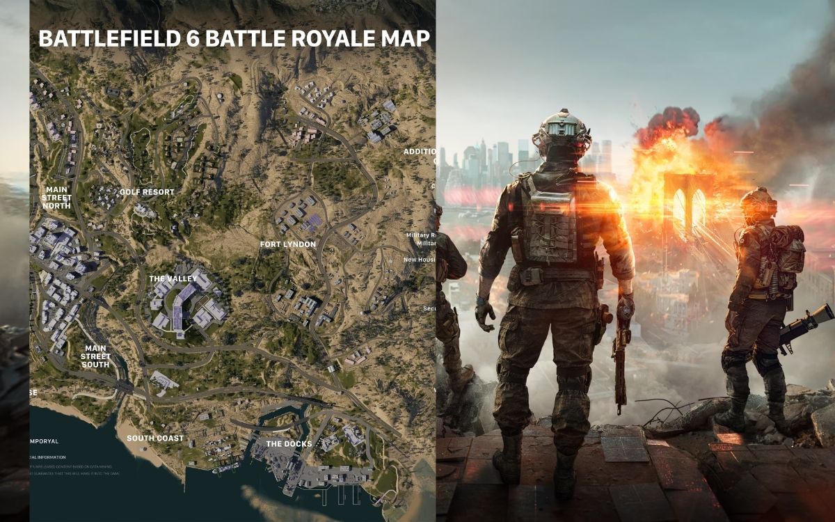 Battlefield 6: recriação mostra mapa do modo Battle Royale