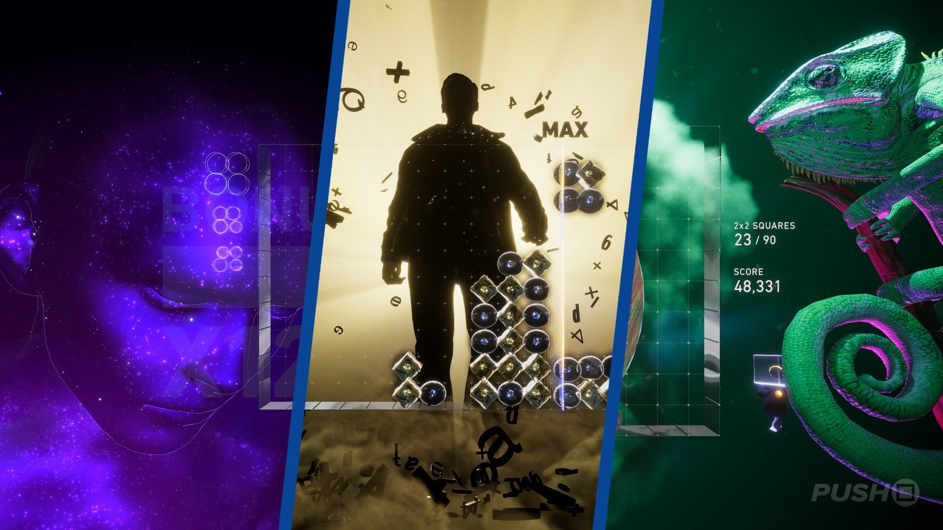 Lumines Arise no PS5 traz a evolução que a série merece