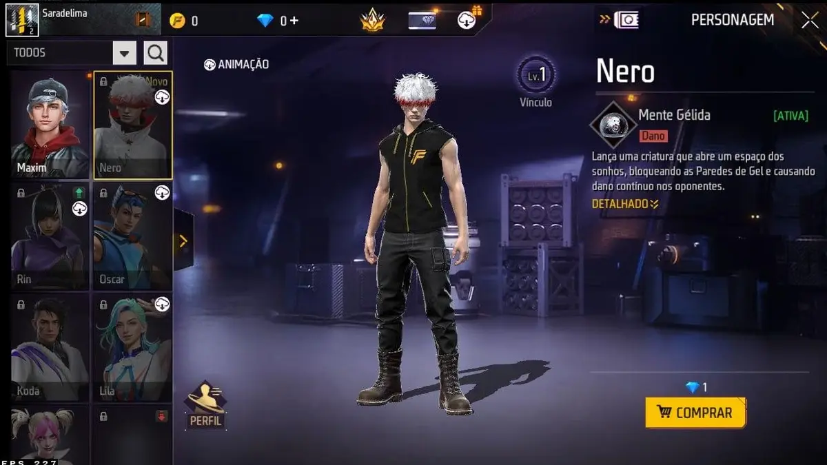 Conheça Nero, o novo personagem de Free Fire