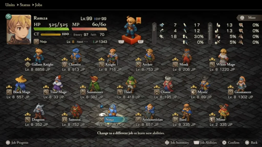 Descubra todos os segredos das classes em Final Fantasy Tactics: Guia ...