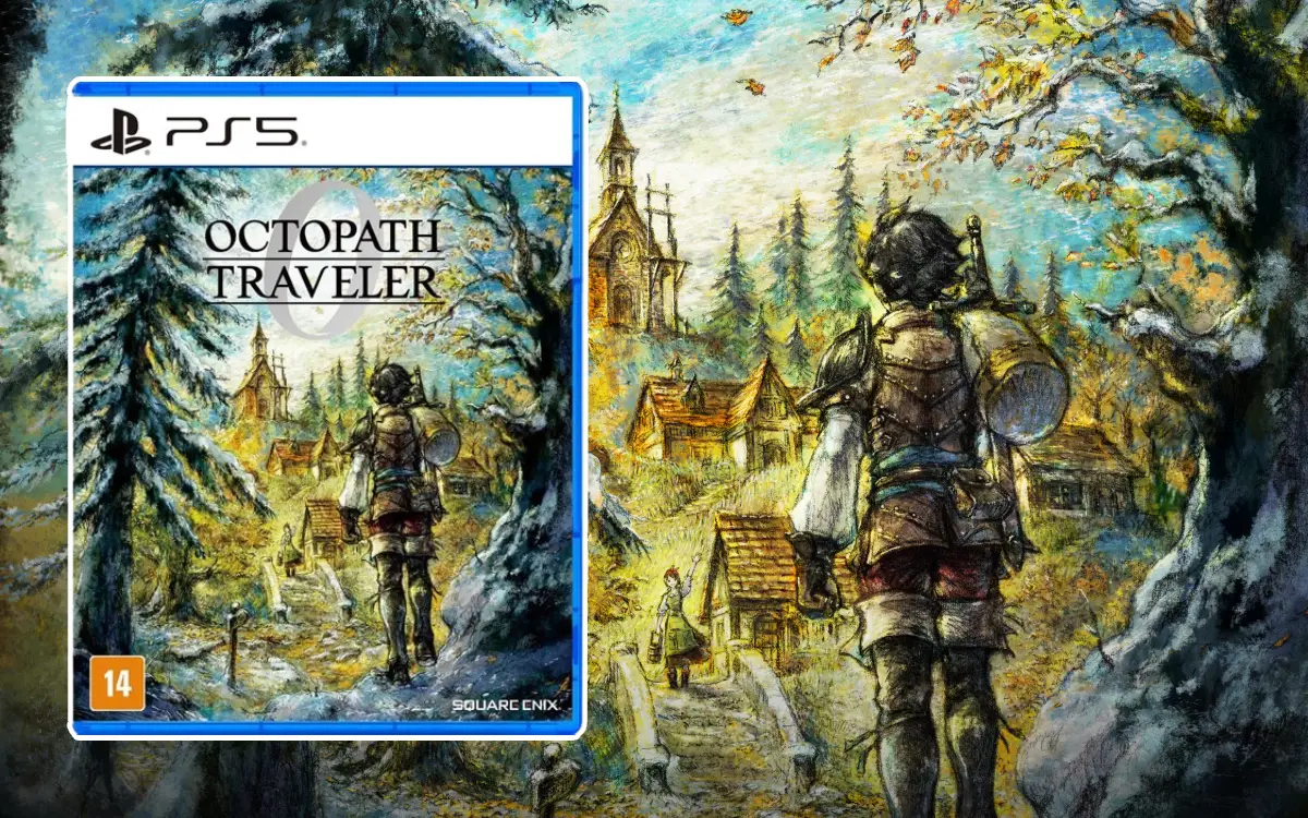 Octopath Traveler 0 disponível em mídia física para PS5